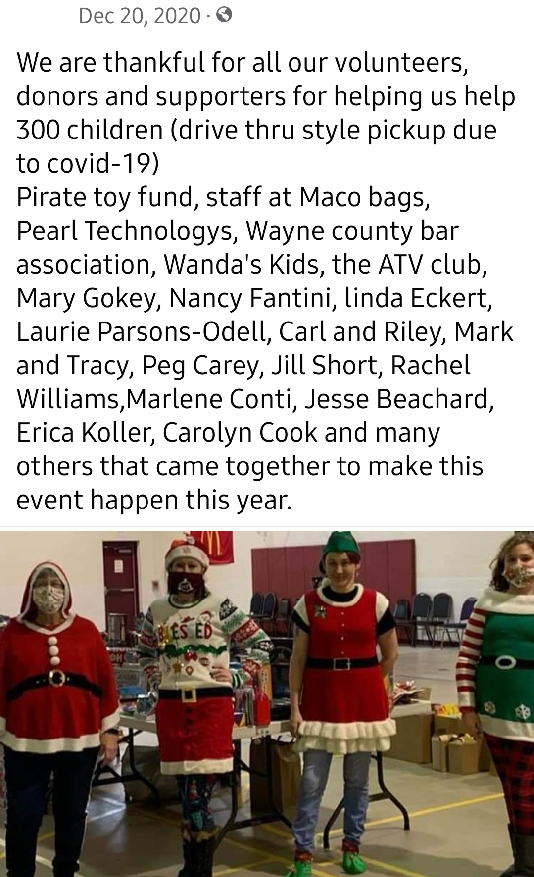 Holiday Hero toy drive – Helpful Hearts Community Closet,Inc.